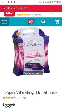 Trojan vibrations vibrating bullet - $20 - Rockford, IL